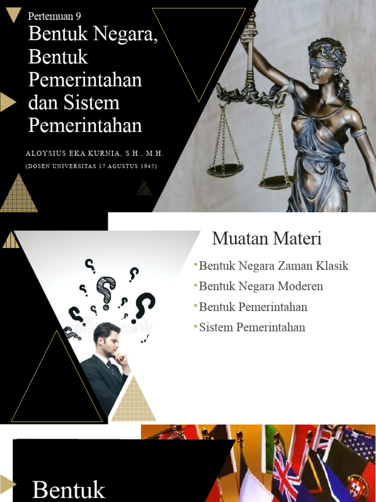 Bentuk Negara Bentuk Pemerintahan Dan Sistem Pemerintahan Pdf
