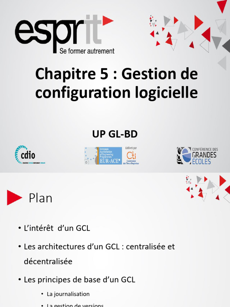 Chapitre 5 Gestion de Configuration Logicielle | PDF | Gestion de ...