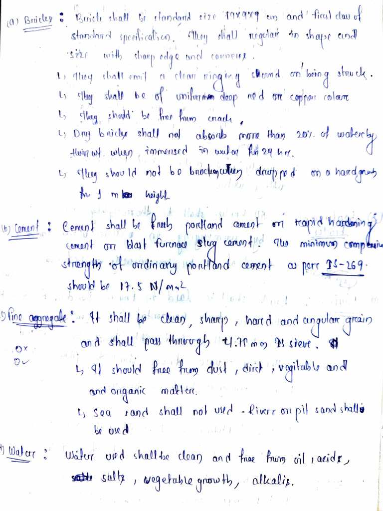 First Class Brick Specifications | PDF | Social Science