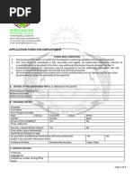 New Application Form For Umngeni Municipality | PDF | Criminal Record ...