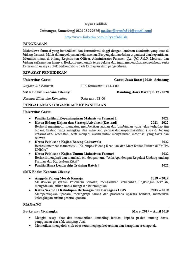 Tugas dan Keterampilan Registration Officer | PDF | Karier & Perkembangan