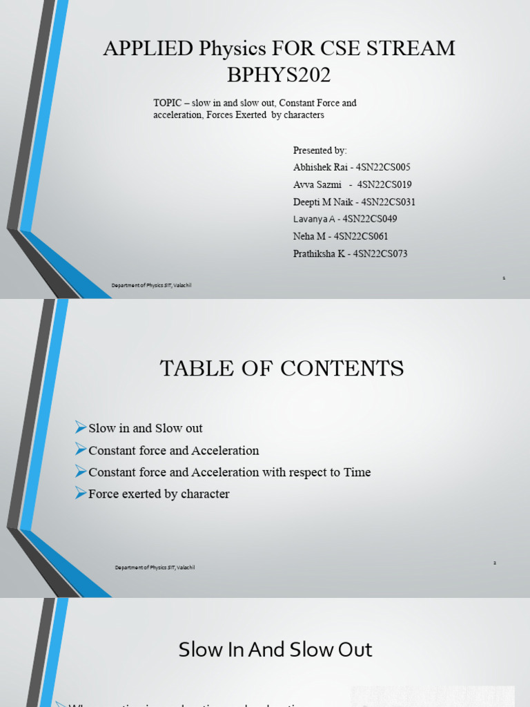 Physics GRP 3 Seminar-1-1 | PDF | Force | Acceleration