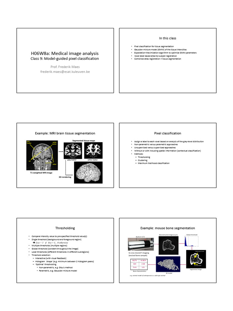 Lecture_9_merged | Download Free PDF | Image Segmentation | Statistical Theory