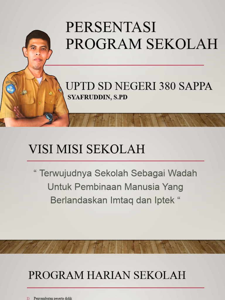 Persentasi Program Sekolah | PDF