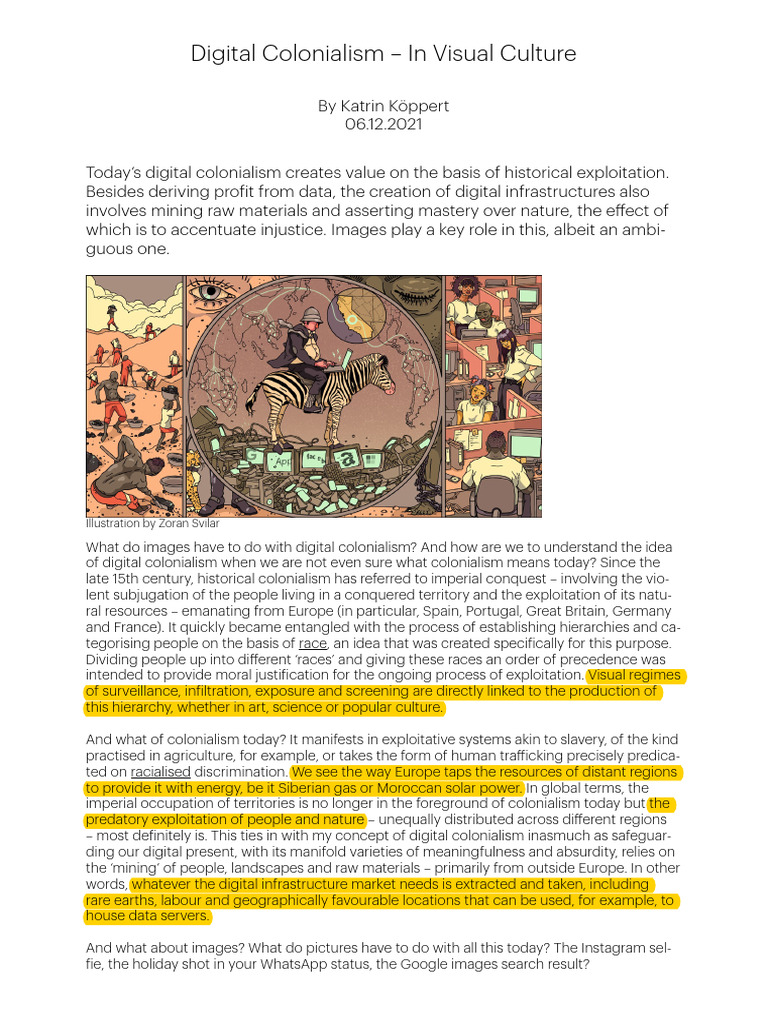 Digital Colonialism En | PDF | Arctic | Mining