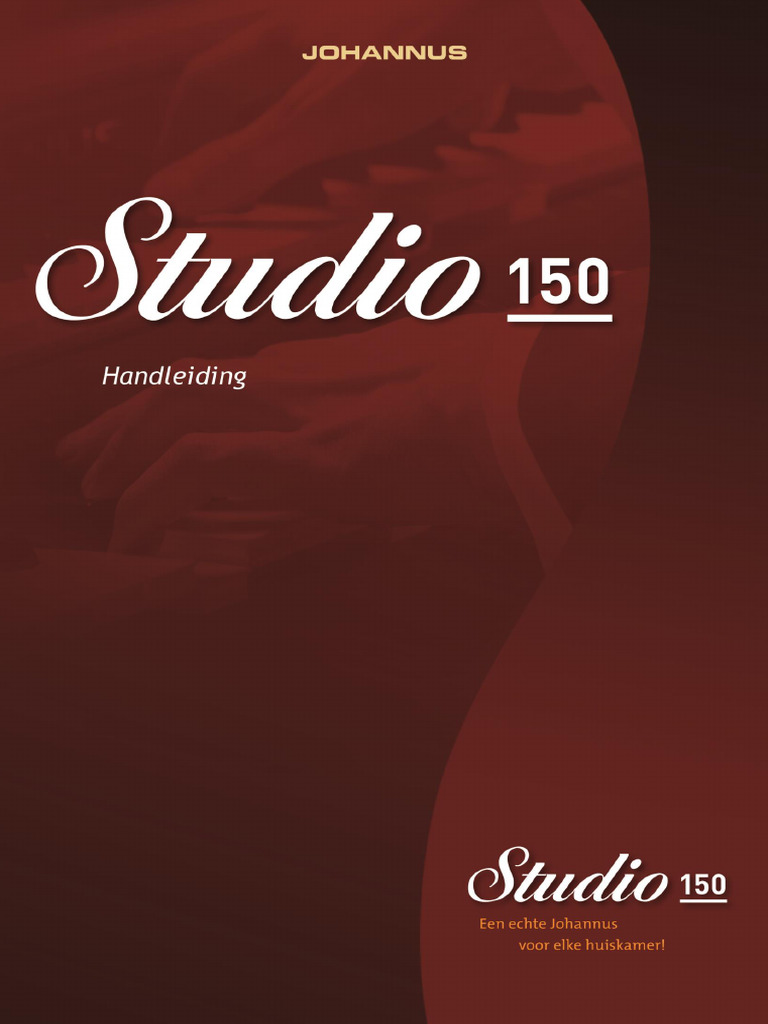 Johannus Studio 150 Handleiding NL | PDF