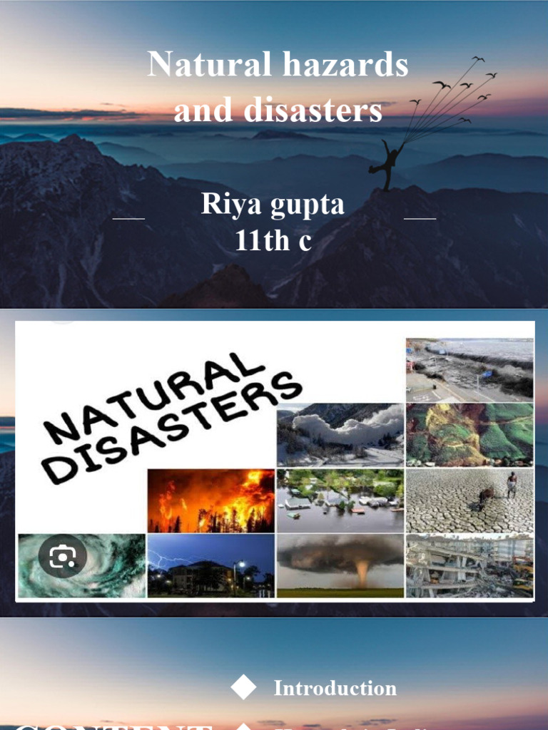 Natural Hazards Wps Office Pdf Emergency Management Tsunami