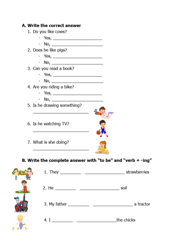 English Test For Grade 1 | PDF