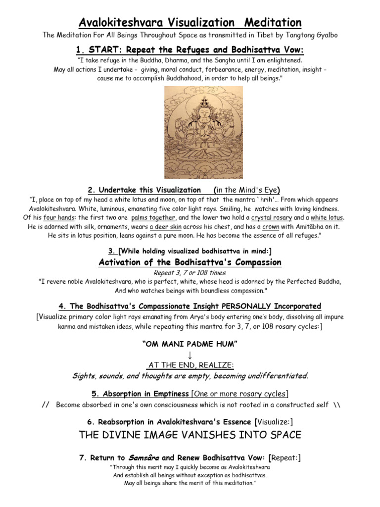 Mahayana Meditation | Download Free PDF | Bodhisattva | Buddhist Practices