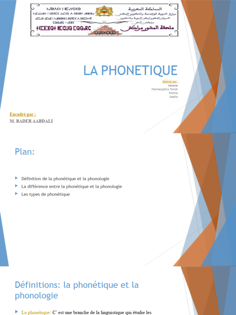 La Phonetique | PDF | Phonétique | Son