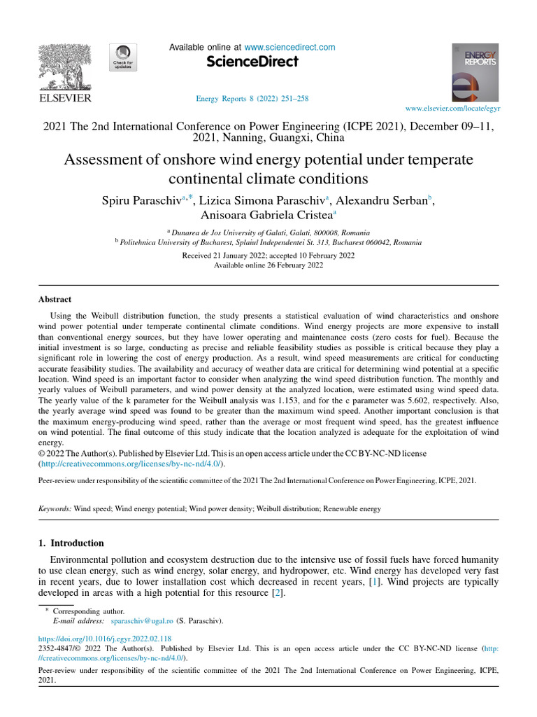 Assessment-of-onshore-wind-energy-potential-under-temperate-c_2022_Energy-Re | PDF | Wind Power ...