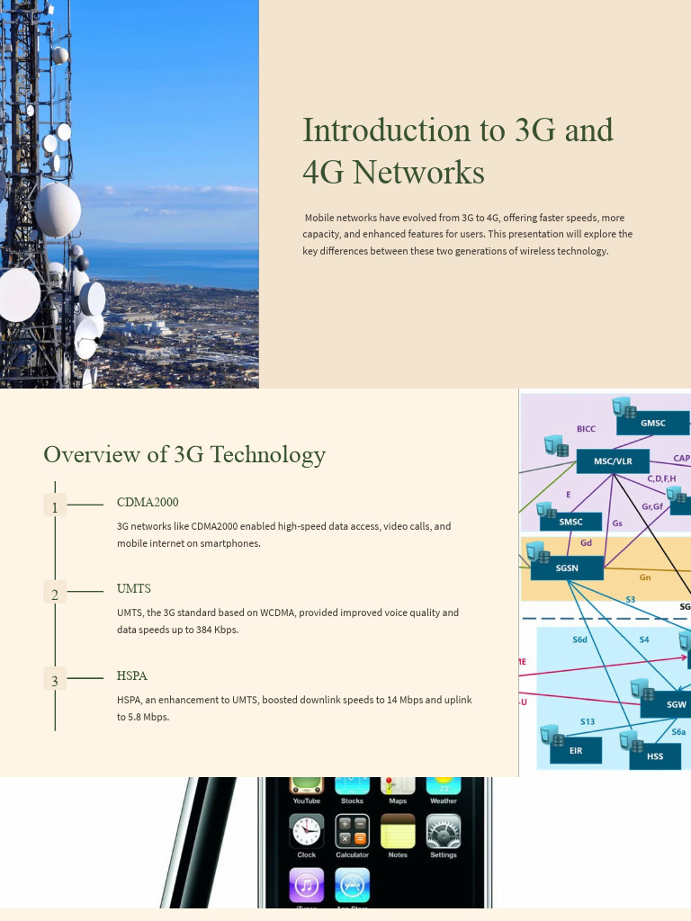 Introduction To 3G and 4G Networks | PDF | 4 G | 3 G