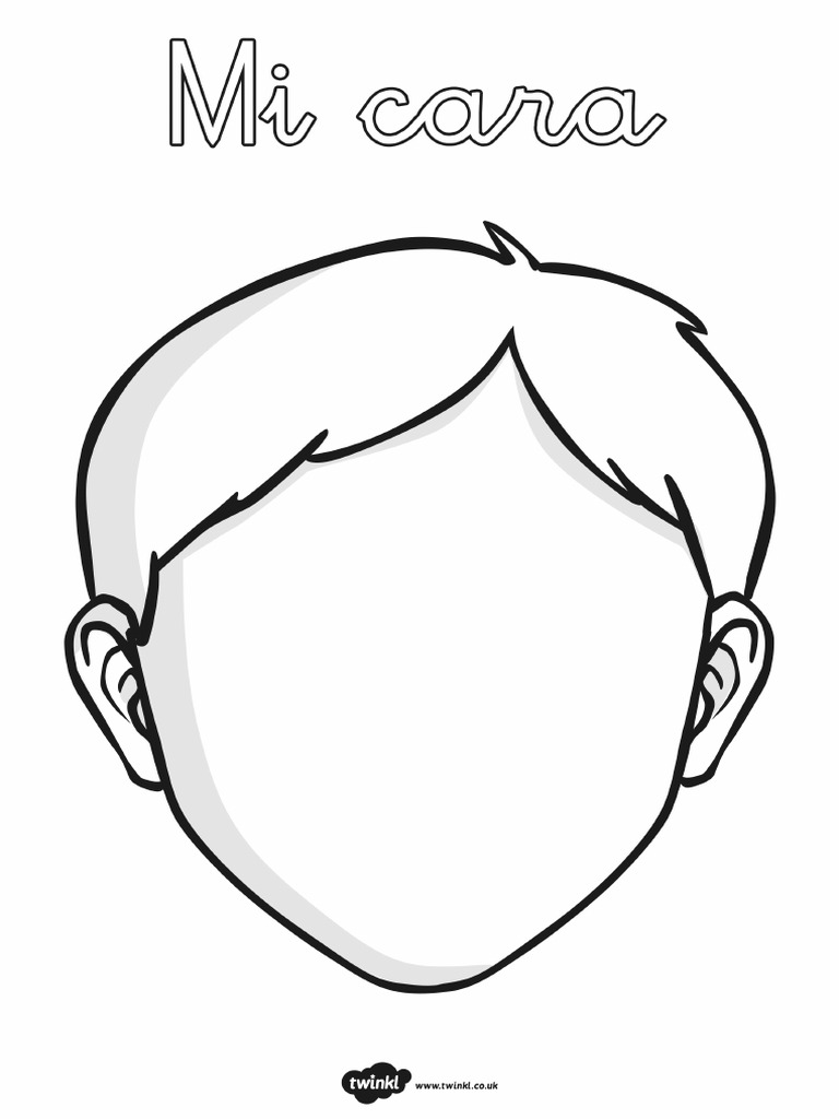 Plantilla de caras en blanco | PDF