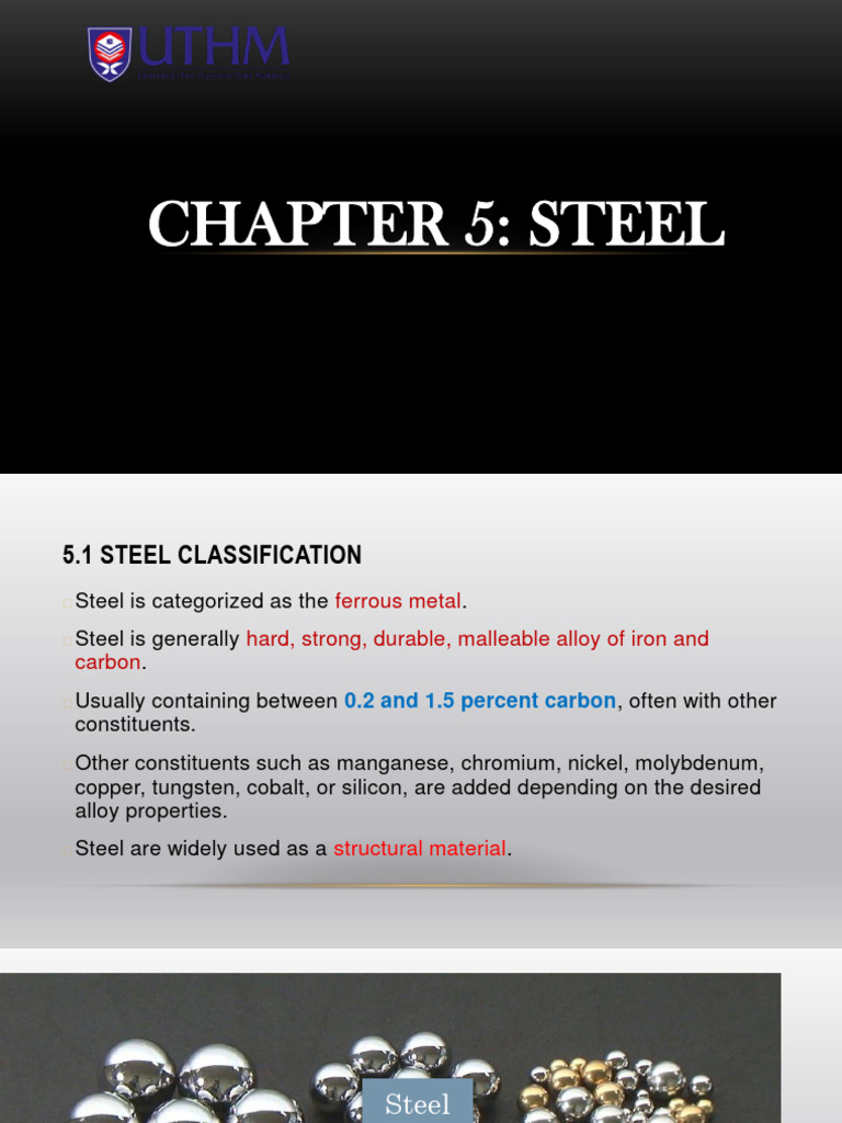Chapter5 Steel | PDF | Steel | Steelmaking
