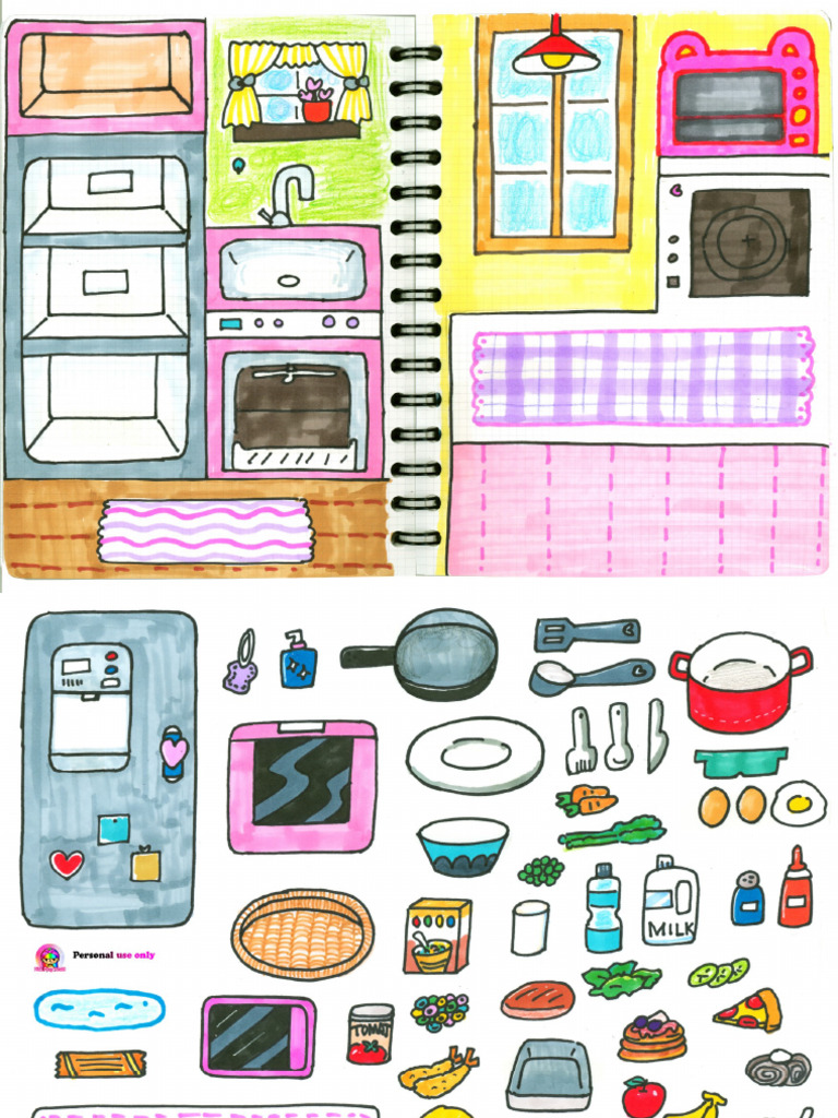Gacha kitchen diy printables_PPW | PDF