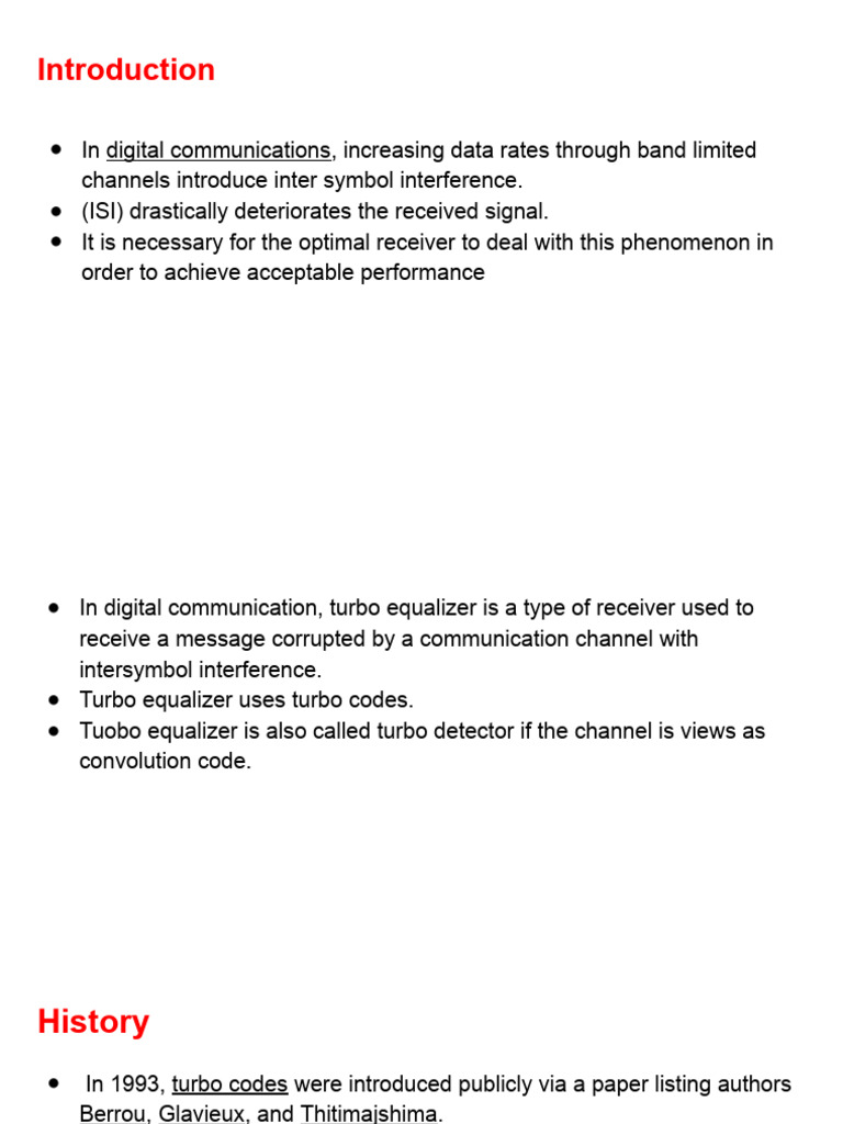 Turbo equalizer | Download Free PDF | Code | Algorithms