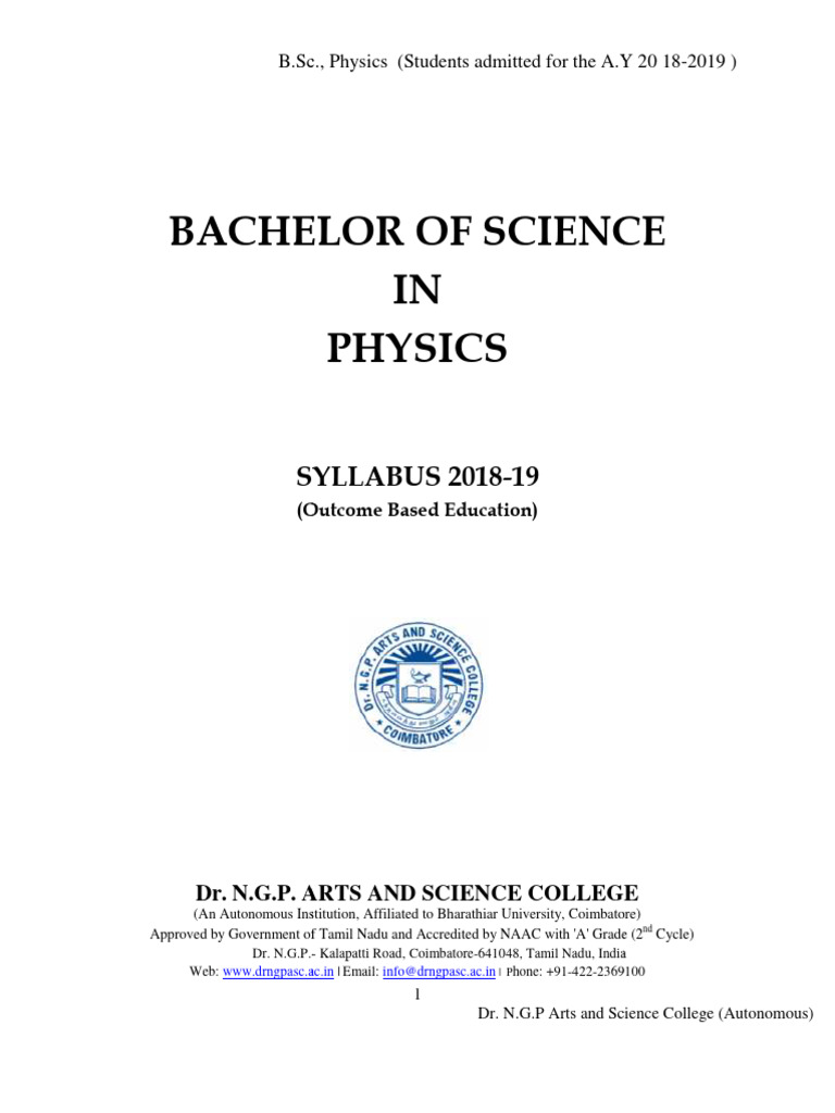 B.Sc.Physics- elements of modern physics | PDF | Force | Angular Momentum