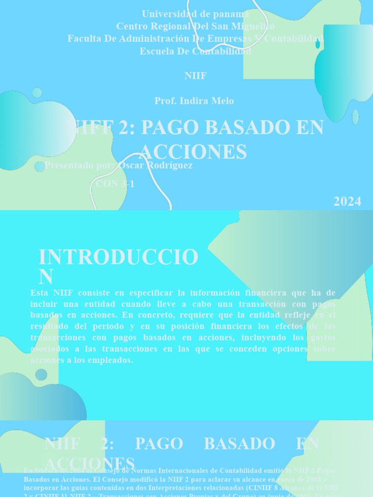 Nifs | PDF | normas internacionales de INFORMACION FINANCIERA | Contabilidad