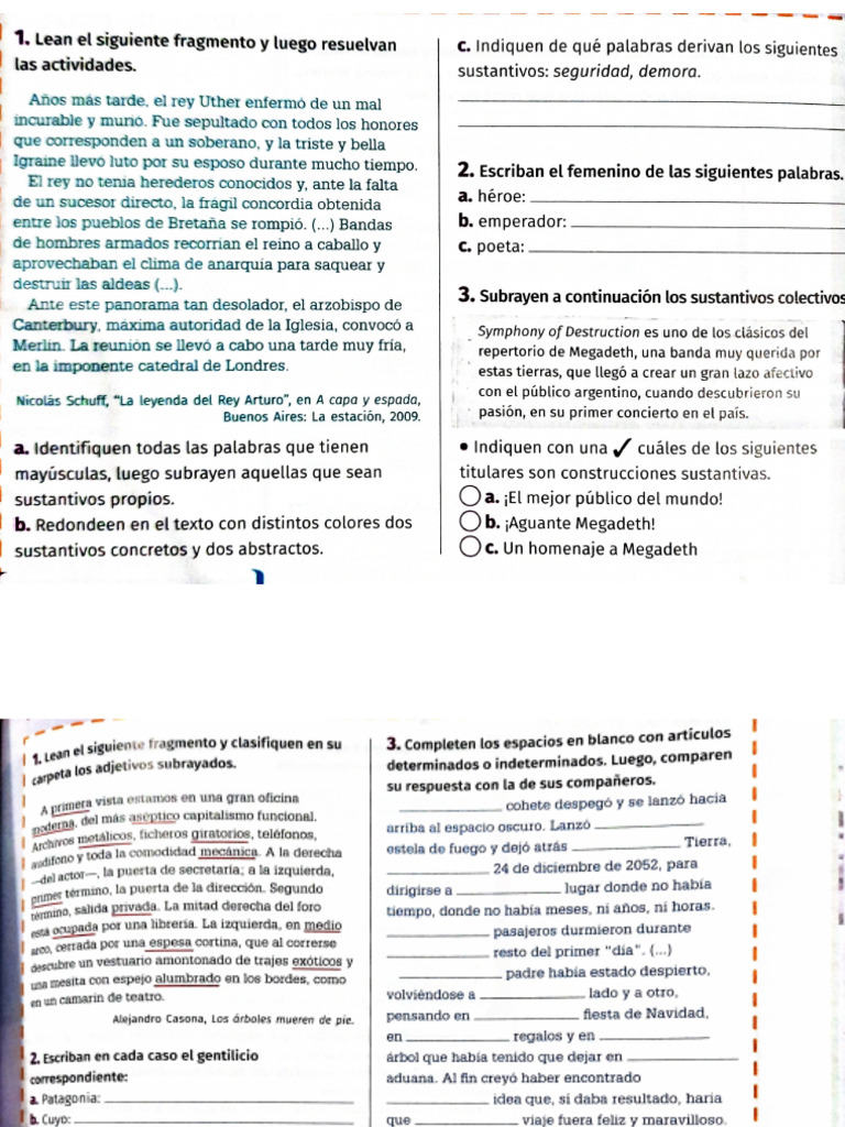 Gramática y Ortografía. | PDF