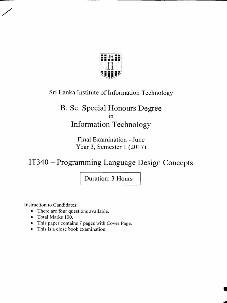 Programming Language Design Concepts-IT 340 8 | PDF | Function (Mathematics) | Scheme ...