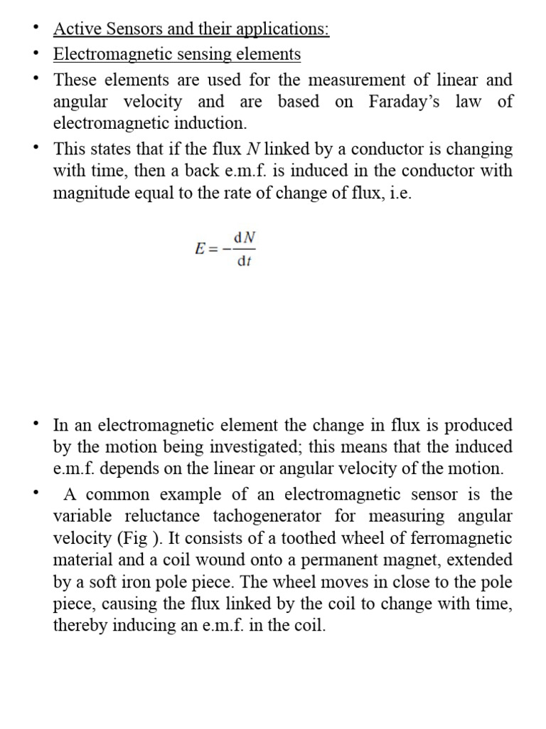 Active Sensors Pdf