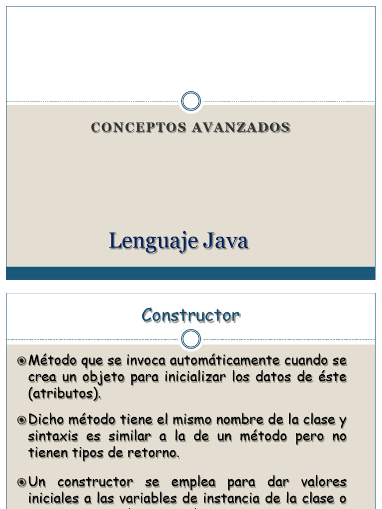 Lenguaje Java Elementos Nivel Avanzado Pdf Herencia Programación Orientada A Objetos