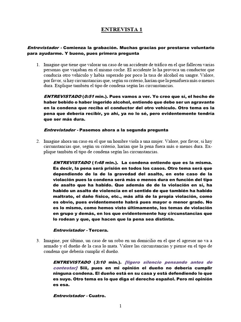 CONJUNTO_ENTREVISTA_ANALIZAR_PEC_2022 | Descargar gratis PDF | Castigos | Prisión