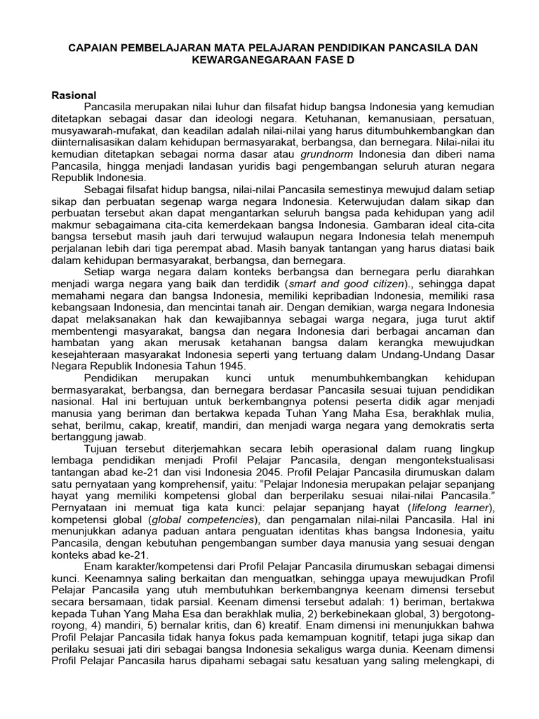 CP PPKN SMP | PDF | Sains & Matematika