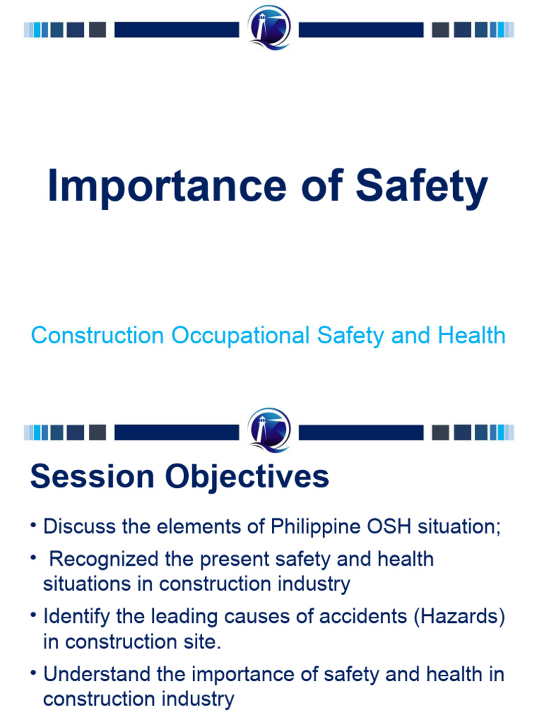 COSH SO2-Importance of Safety | PDF | Occupational Safety And Health ...