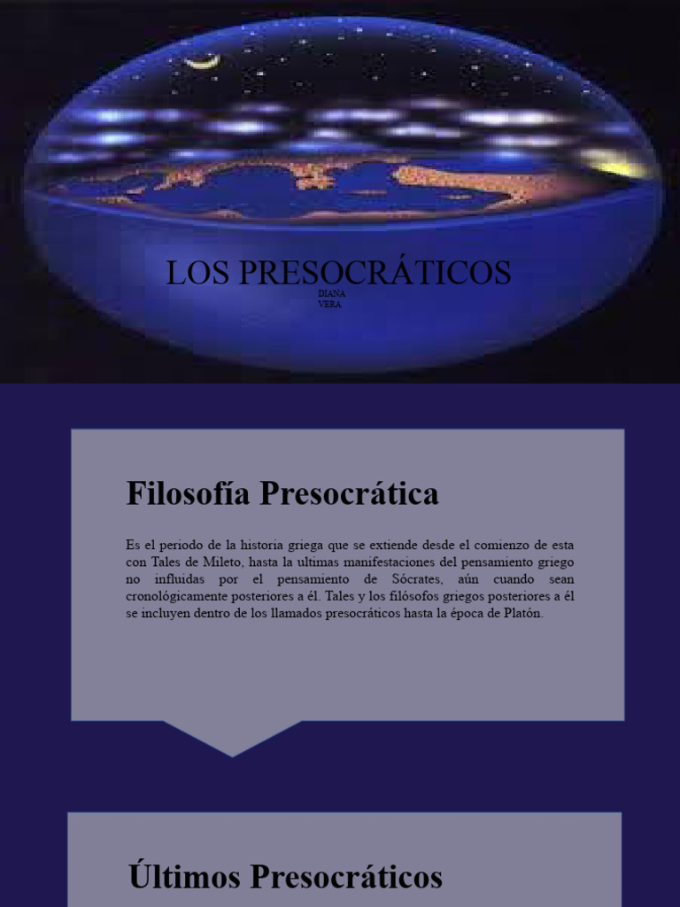 Filosofía Presocrática: Orígenes y Pensadores | PDF | Filosofía griega ...
