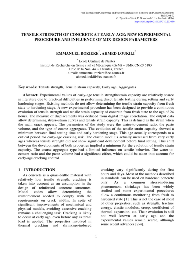 Tensile Strain Capacity Report | PDF | Strength Of Materials ...