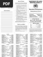 The 12 Steps of Narcotics Anonymous | PDF | Twelve Step Program | Happiness