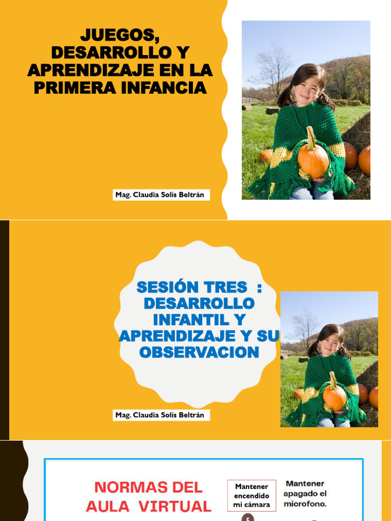 Sesion Tres - Juegos, Desarrollo y Aprendizaje en La Primera Infancia | PDF | Las emociones ...