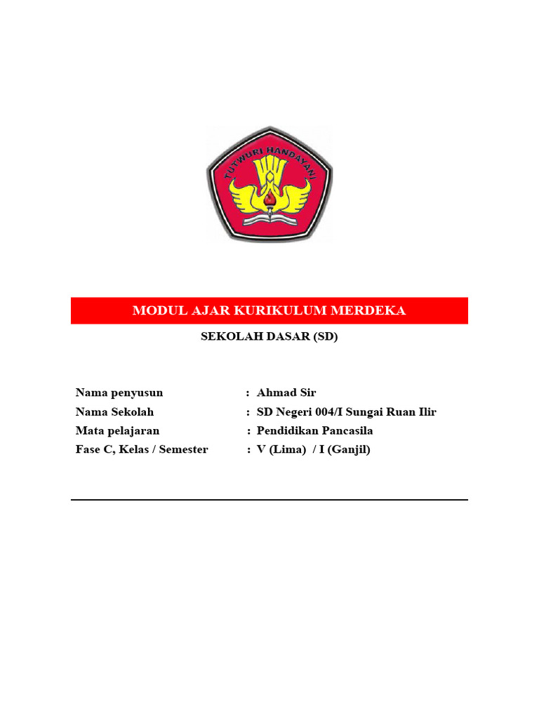 Ma PPKN Kelas 5 | PDF