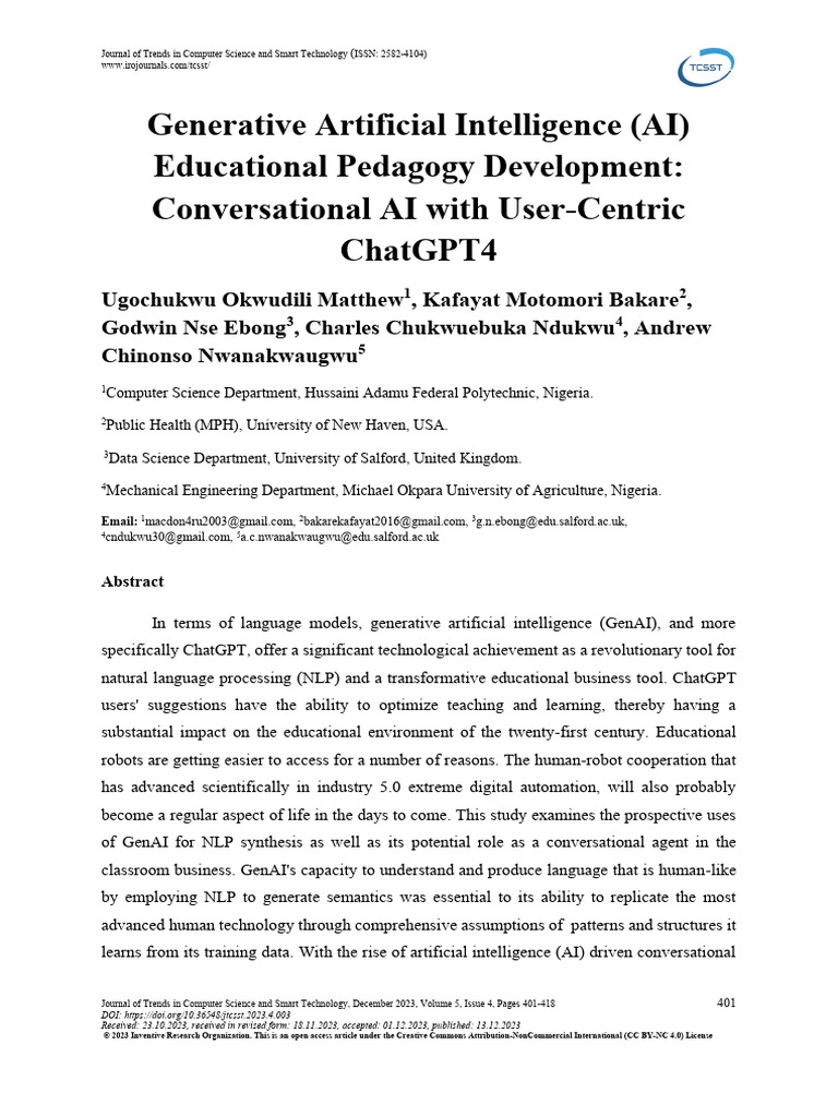 Generative AI Pedagogy | PDF | Artificial Intelligence | Intelligence ...