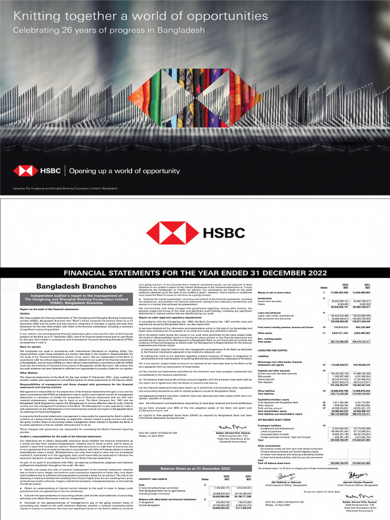 2022 BD Financial Statements | PDF