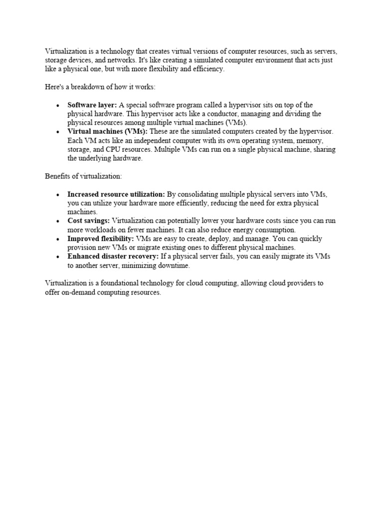 Virtualization | PDF