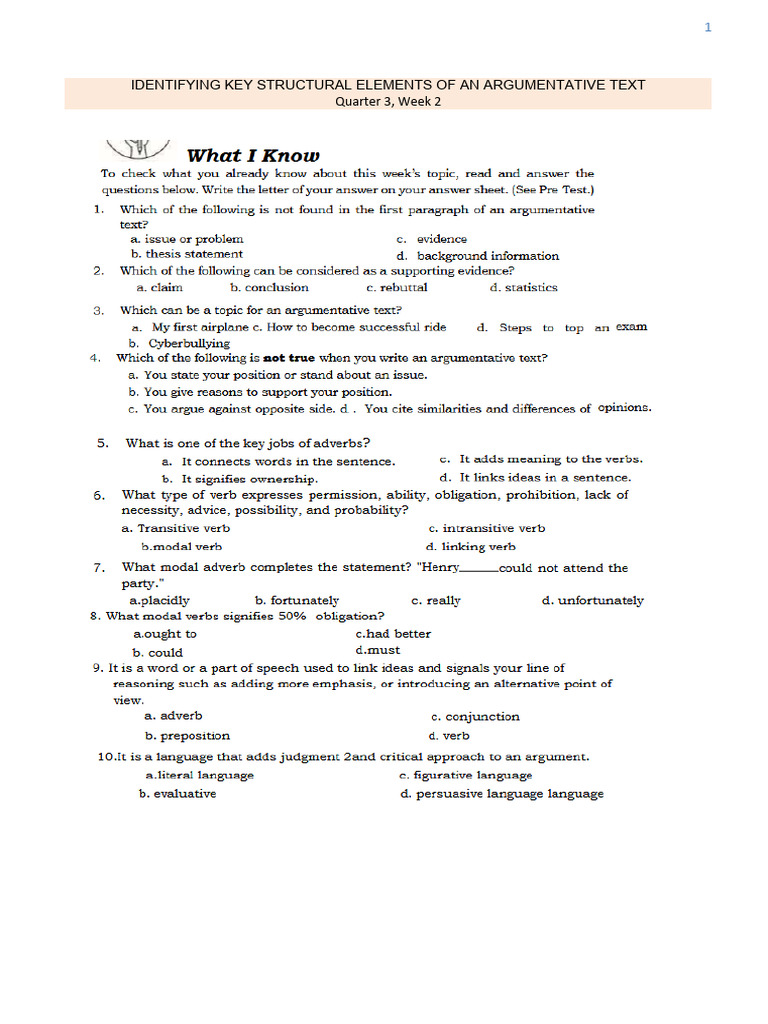 DLL Week 2 q3 Handouts Final | PDF | Wellness