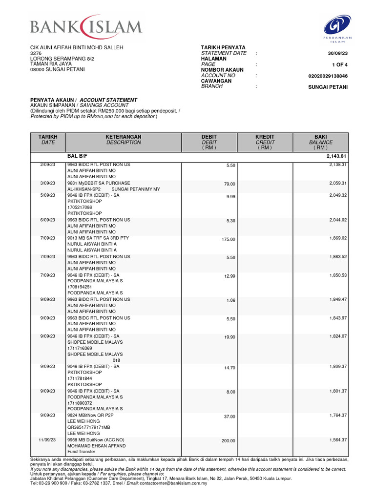 Estatement-202309 20231030150817 | PDF