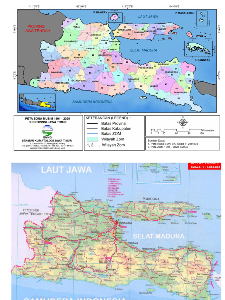 Peta Jawa Timur | PDF