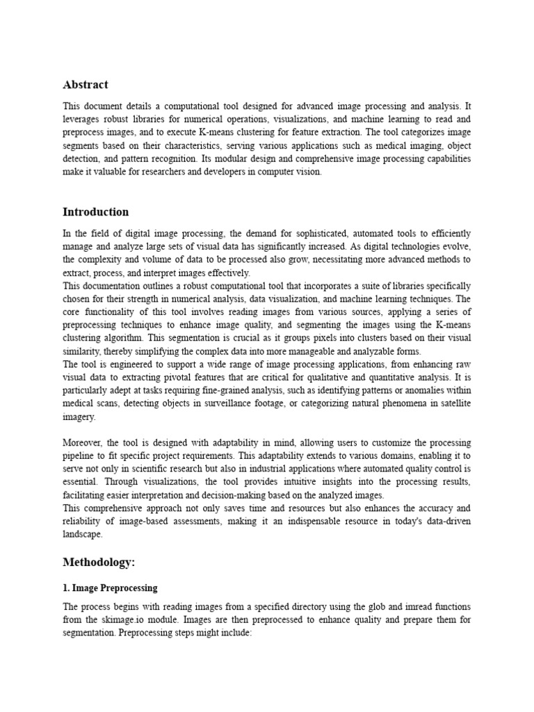 Report 3 | PDF | Image Segmentation | Statistical Classification