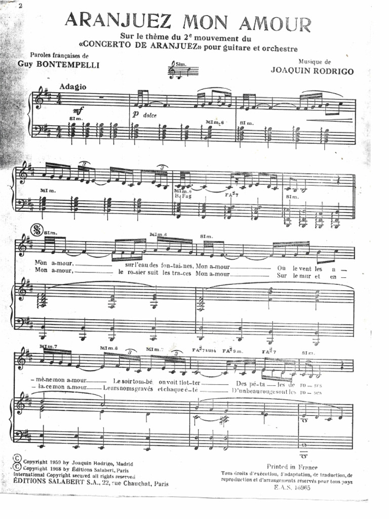 Aranjuez Mon Amour | PDF
