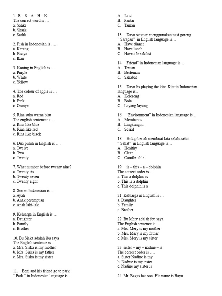 Bing 2 | PDF | Grandparent | Social Institutions