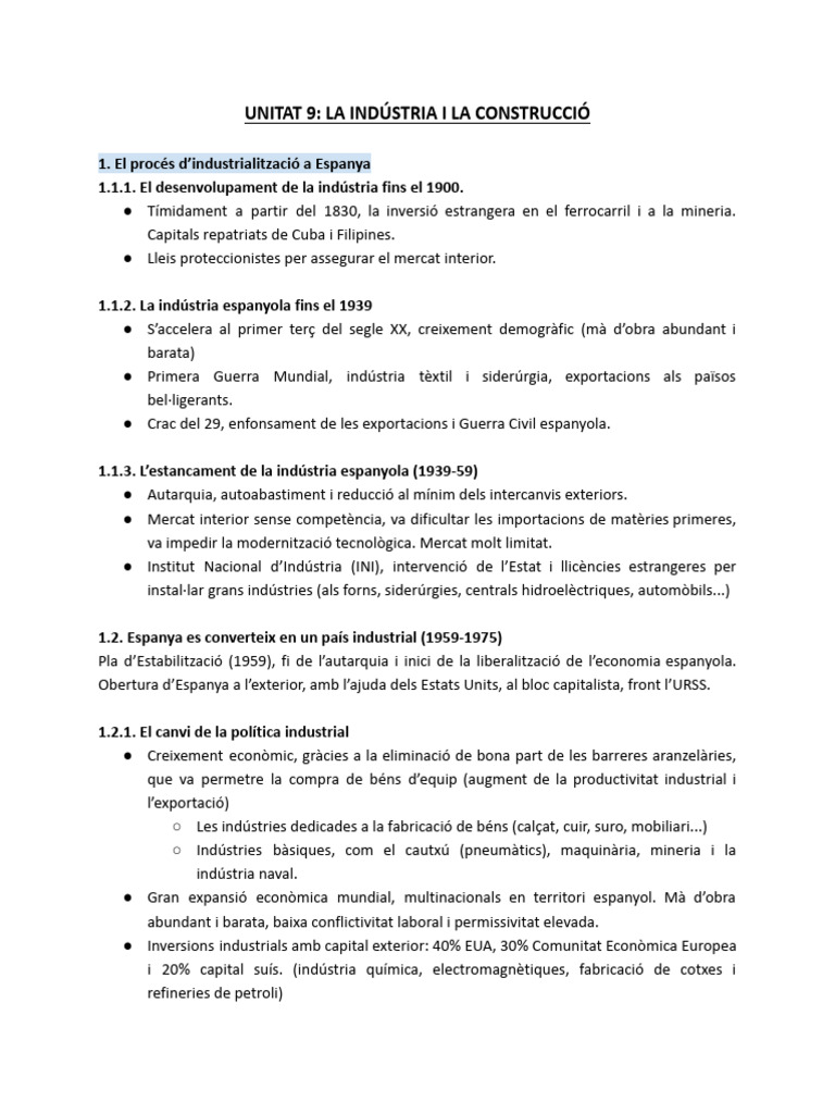 Unitat 9 I Unitat 8 | PDF