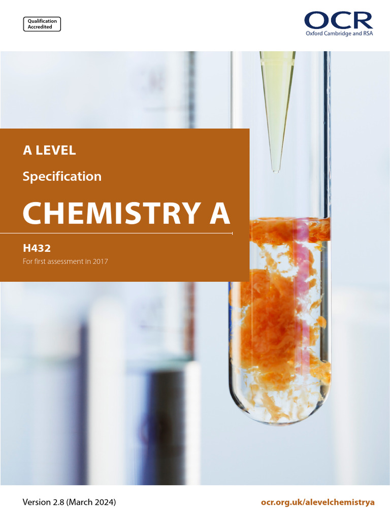 Chemistry Specification | PDF | Atoms | Isotope