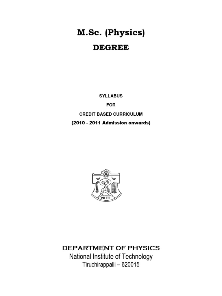 MSC PHYSICS 2012 13 | PDF | Optics | Spectroscopy