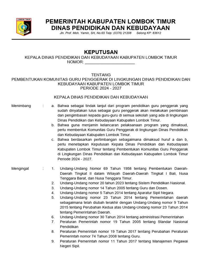 SK KGP 2024 - 2027 | PDF