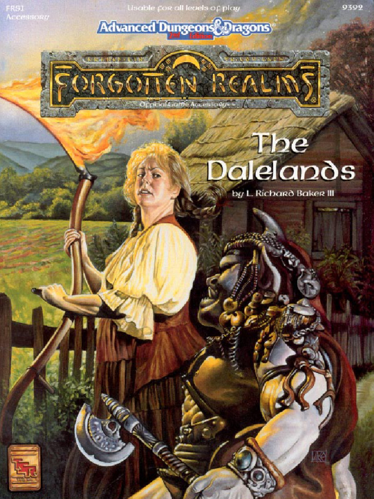 AD&D The Dalelands | PDF | Forgotten Realms | Elf (Dungeons & Dragons)