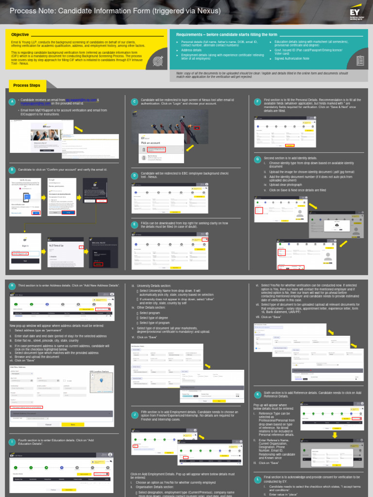 Process Note_Candidate Forms | PDF | Authentication