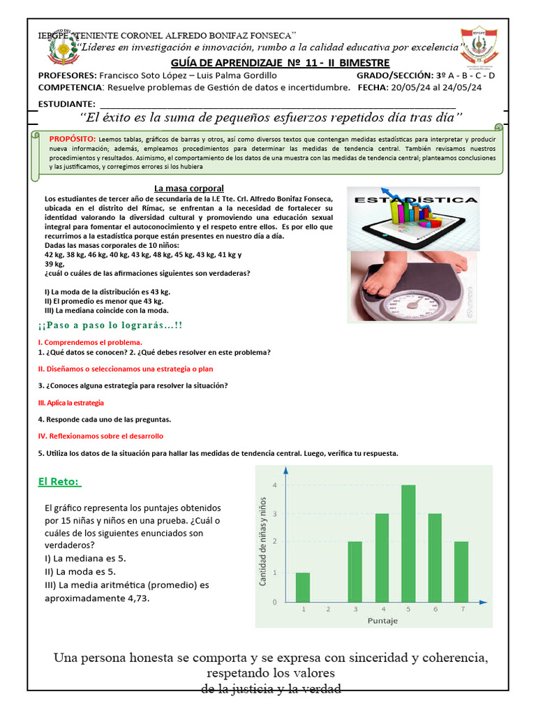 Guía de Clase #11 | PDF | Mediana
